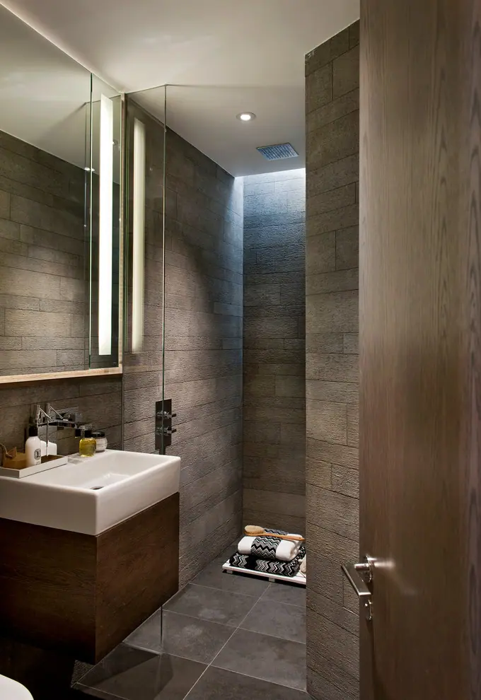 Contemporary Shower Designs For Small Bathrooms