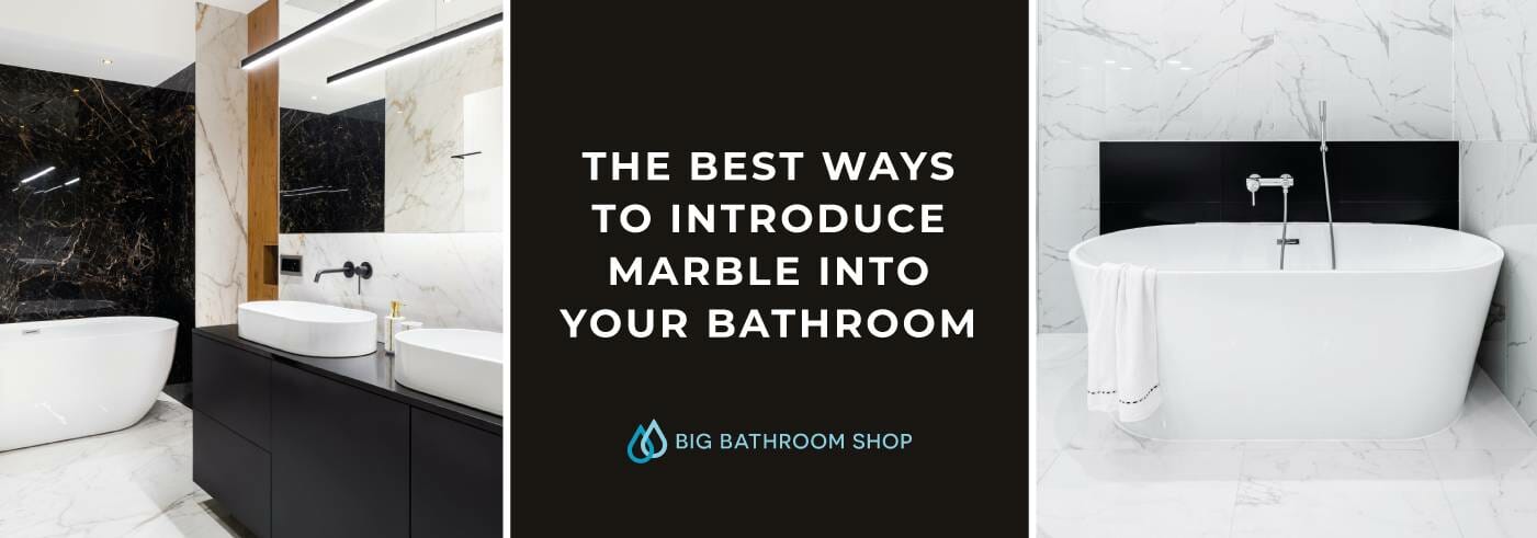 The Best Ways to Introduce Marble Into Your Bathroom. | Big Bathroom ...